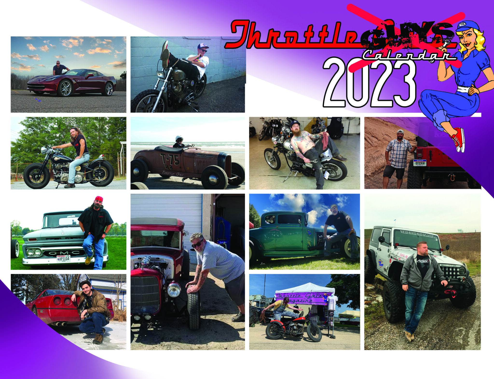 2023 Throttle GUYS Calendar